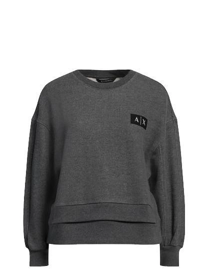 Armani Exchange Sweatshirt In Cotton And Polyester - Lead