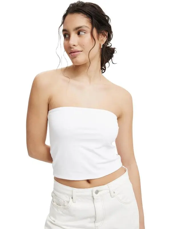 COTTON ON All Day Tube Top - White