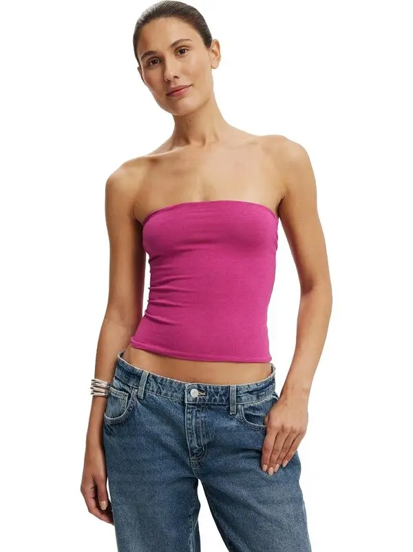 COTTON ON All Day Tube Top - Wild Orchid