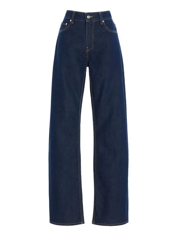 EB DENIM Alida Mid-rise Jeans - Dark Wash