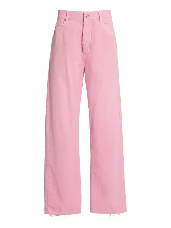 Balenciaga Rigid Wide-leg Jeans - Pink