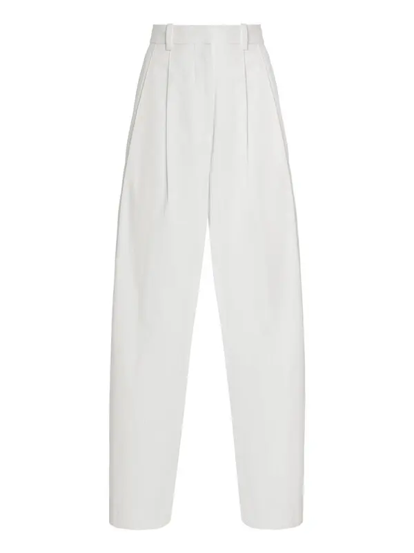 YAITTE Exclusive Berlin Cotton-drill Trousers - White