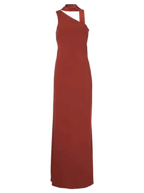 TALLER MARMO Caroline One-shoulder Gown - Red