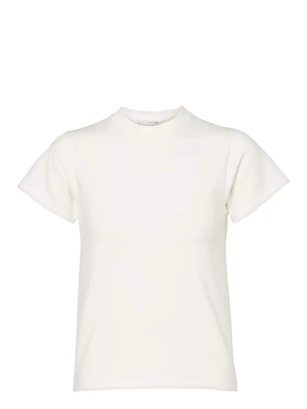 THE ROW Tommy Cotton And Silk Top - White