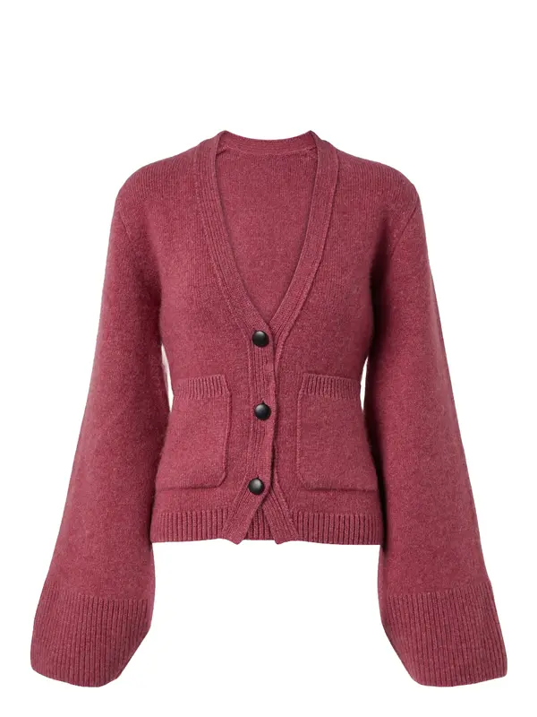 Khaite Scarlet Cashmere Cardigan - Pink