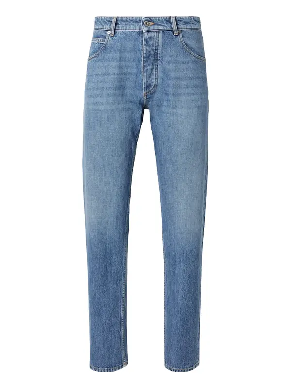 Bottega Veneta Mid-rise Straight Jeans - Blue
