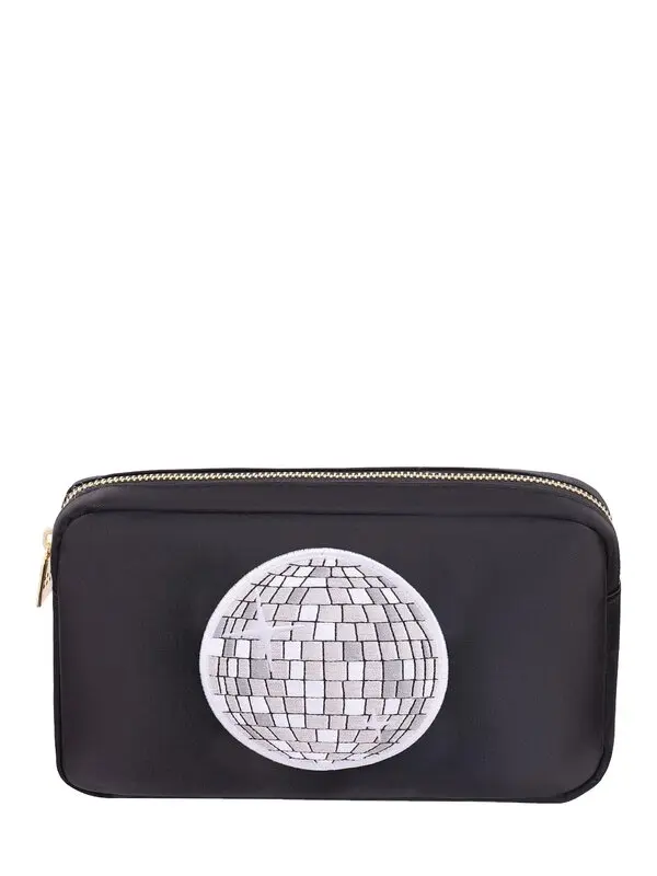 BLOC BAGS Medium Disco Ball Cosmetics Bag - Black