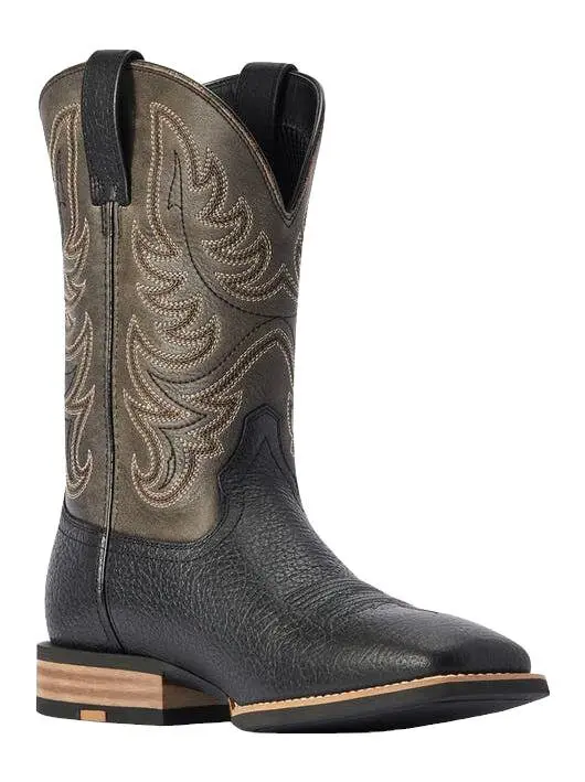 Ariat Everlite Countdown Square Toe Cowboy Boot - Black