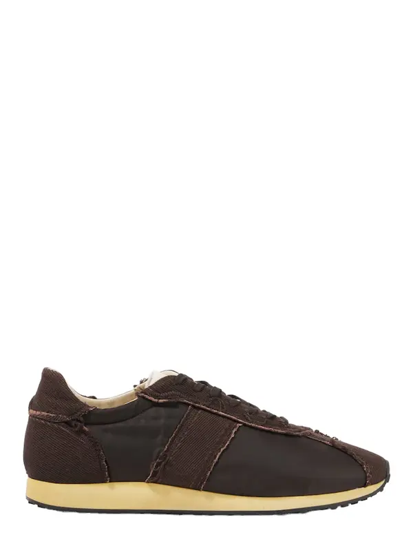 THE ROW Moveo Canvas-trimmed Sneakers - Brown