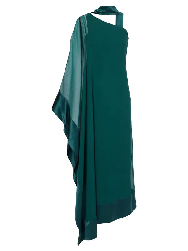 TALLER MARMO Betsy Spirito One-shoulder Maxi Dress - Black