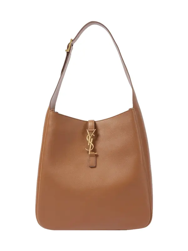 Saint Laurent Le 5 A 7 Supple Large Leather Shoulder Bag - Brown