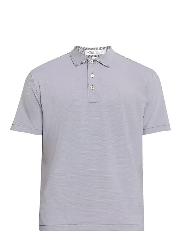 Peter Millar Jubilee Stripe Stretch-jersey Polo Shirt - Navy