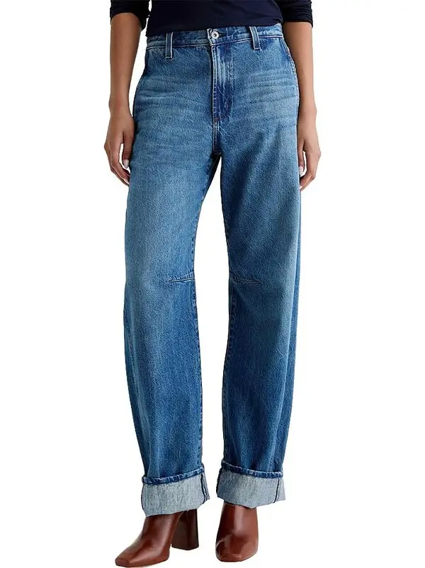 Ag Mercer High-rise Barrel Jeans - Nouveau