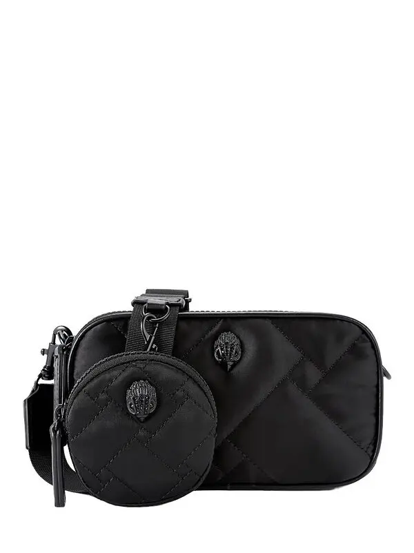 Kurt Geiger Small Two Zip Camera Bag - Black