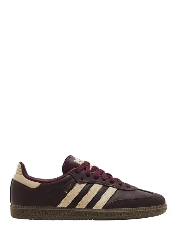 Adidas Leather Samba Sneakers - Red