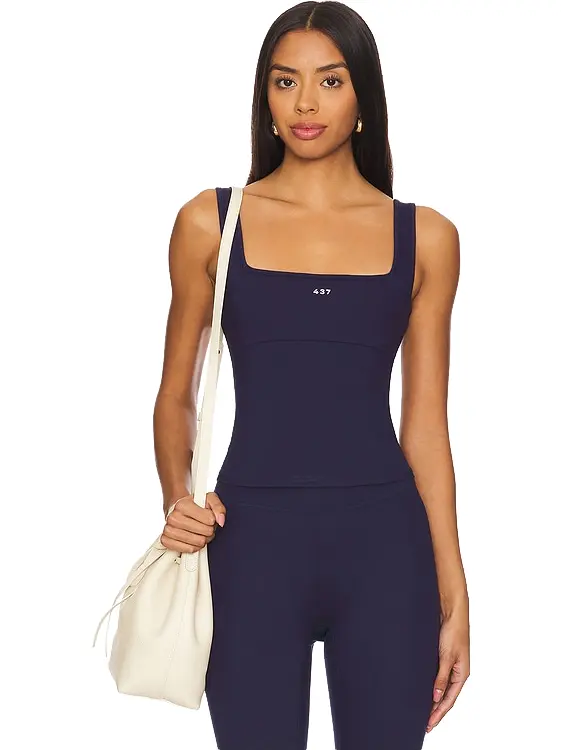 437 The Square Tank - Navy