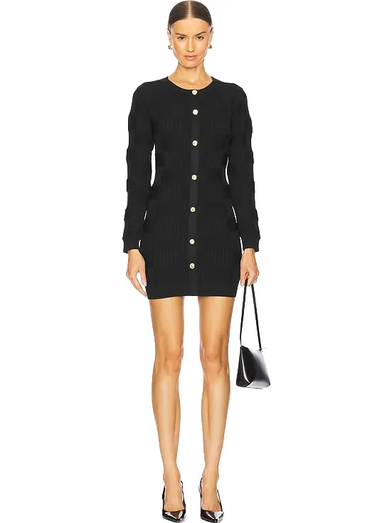 Line & Dot Jones Mini Dress - Black