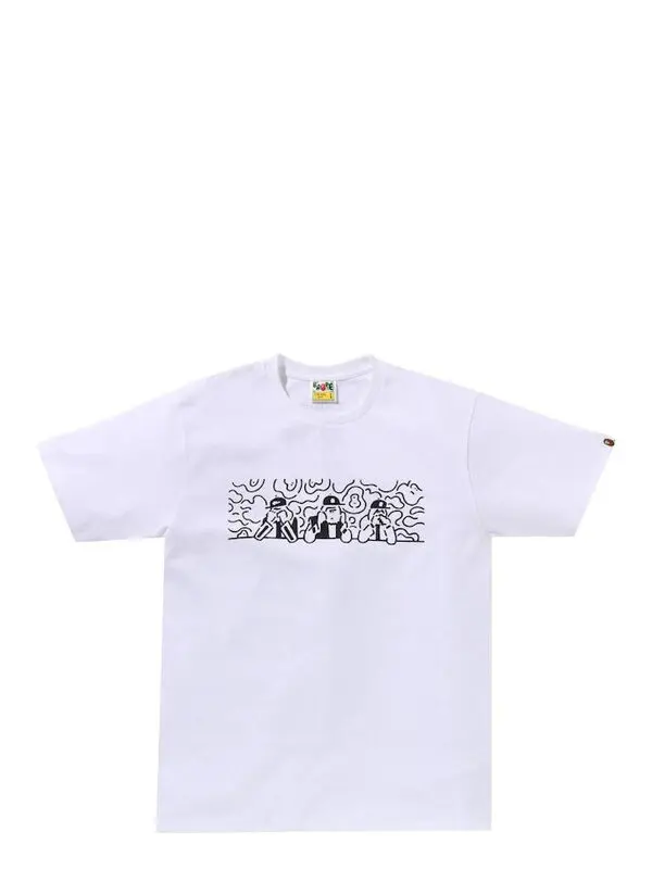 A BATHING APE Gallery X Yu Nagaba Tee Shirt - White