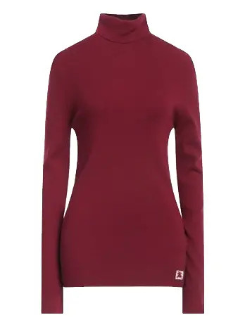 Burberry Turtleneck Knit Top - Red