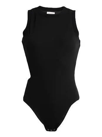Alexander McQueen Bodysuit In Polyamide And Elastane - Black