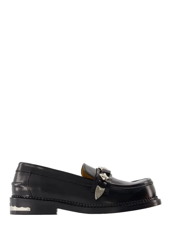 Toga Pulla Loafers - Black