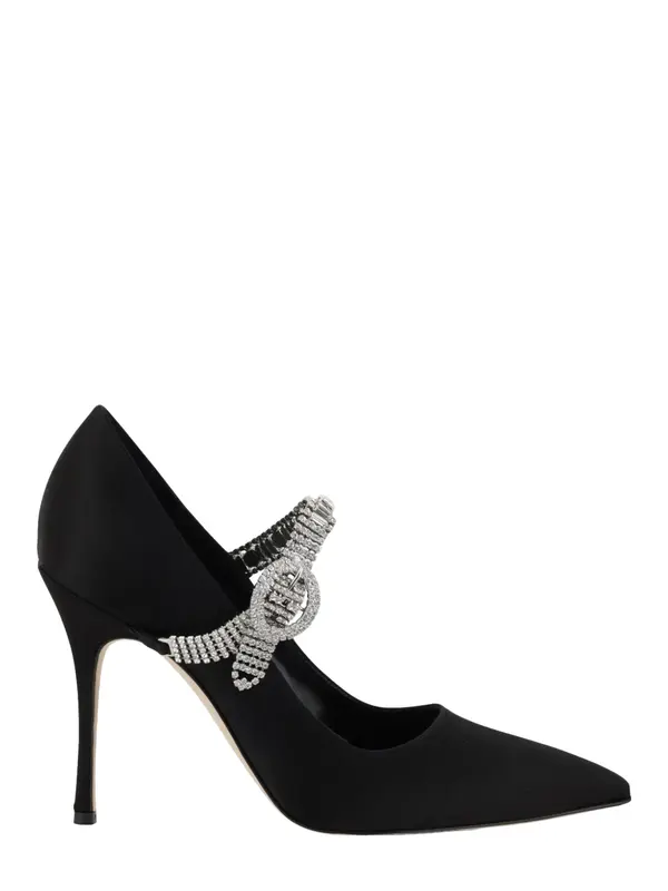 Manolo Blahnik Embellished Pumps - Black