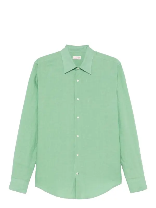 FURSAC Classic-collar Shirt - Green