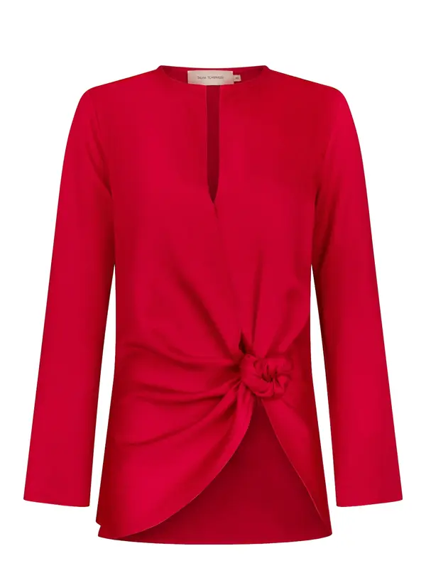 Silvia Tcherassi Tayra Blouse - Red