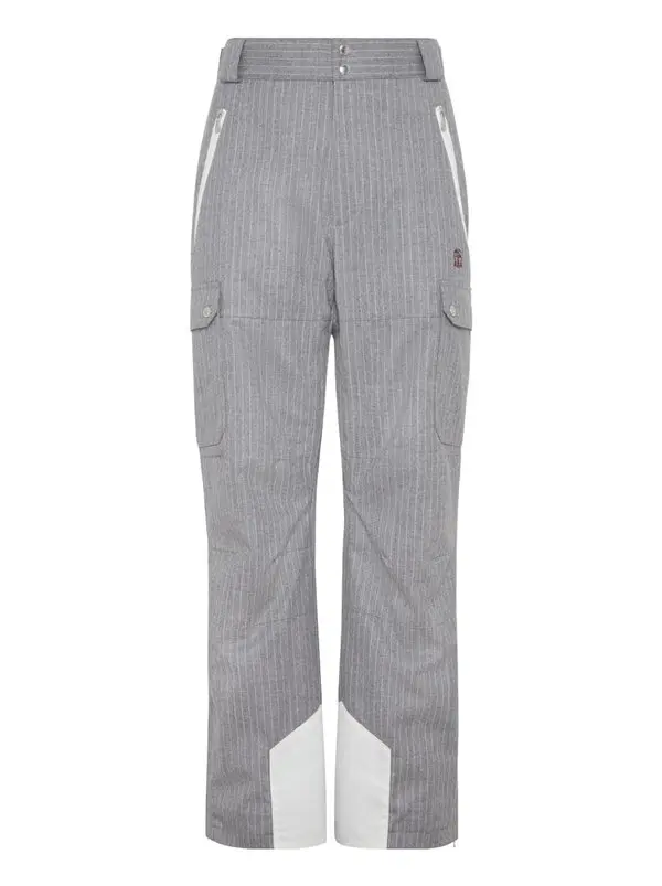 Brunello Cucinelli Mountain Padded Trousers - Grey