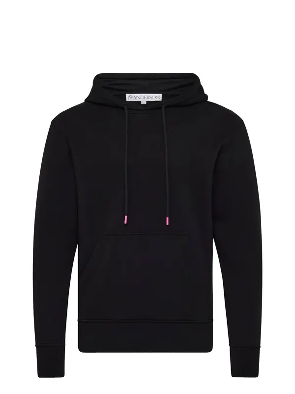 JW Anderson Lace-panel Hoodie - Black