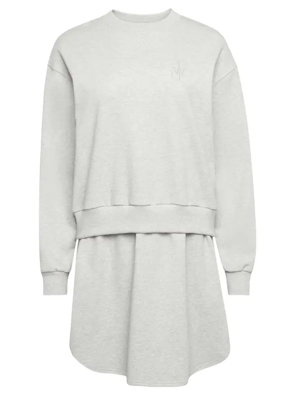 JW Anderson Layered Sweatshirt Dress - Grey