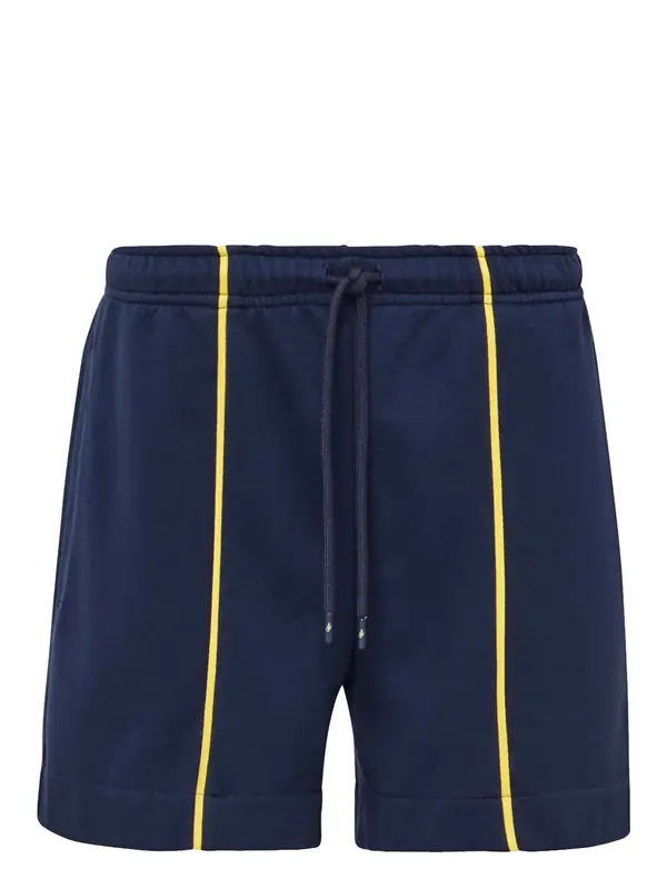 JW Anderson Contrast-seam Shorts - Blue
