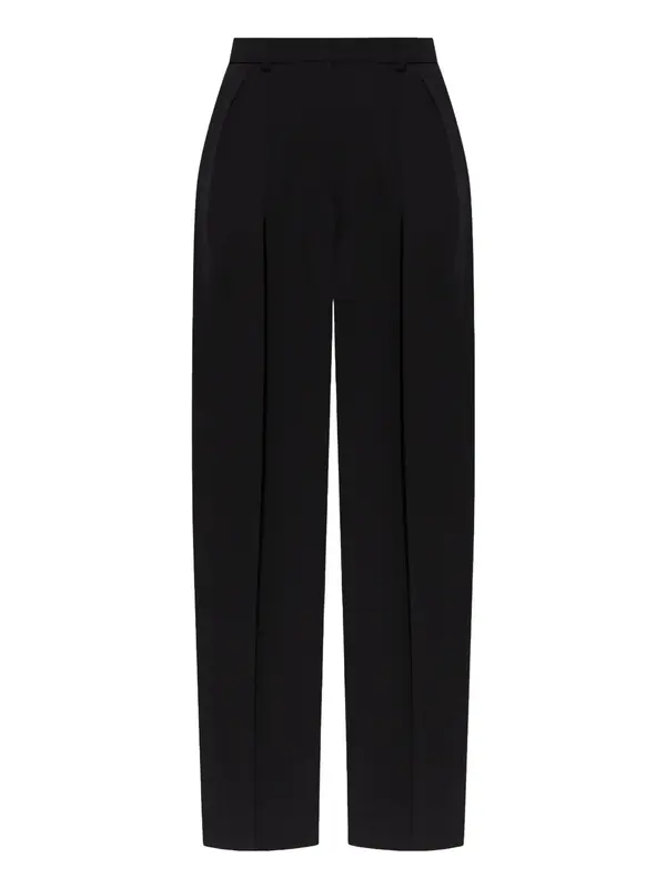 Sportmax Loose-fit Long-leg Trousers - Black