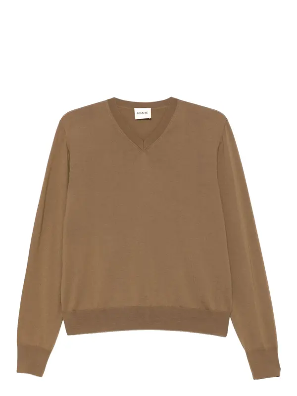 Khaite V-neck Sweater - Brown