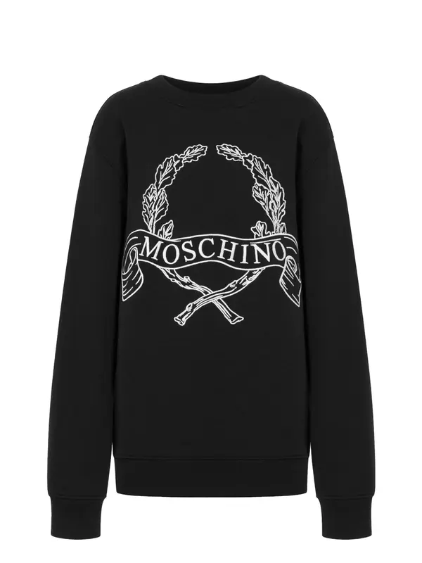 Moschino Embroidered Sweatshirt - Black