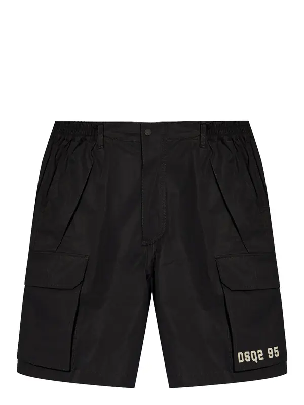 Dsquared2 Logo-print Cargo Shorts - Black
