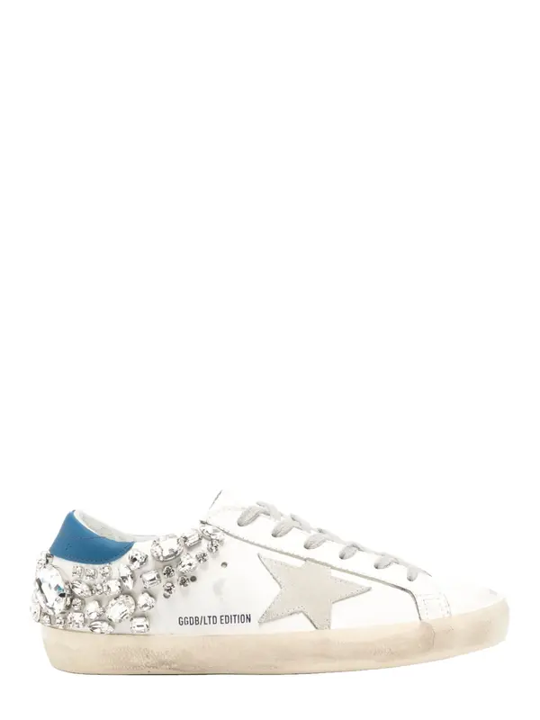 GOLDEN GOOSE Super-star Leather Sneakers - White