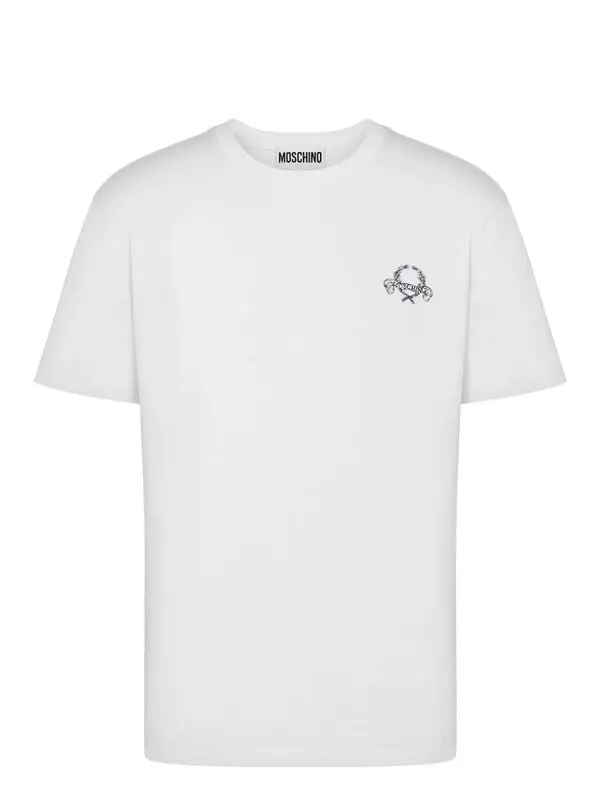 Moschino Logo-print Cotton T-shirt - White