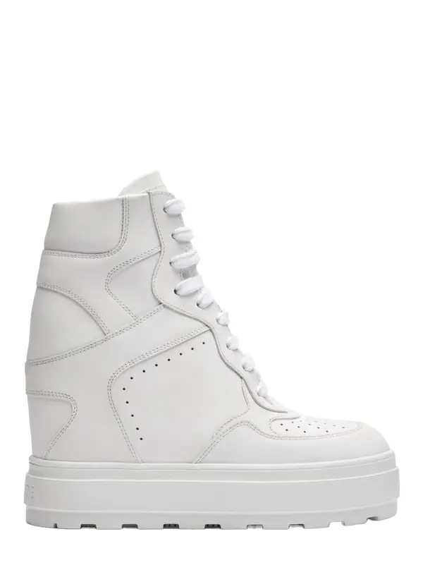 Casadei High-top Leather Sneakers - White