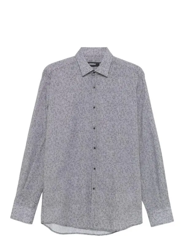 Karl Lagerfeld Grid-pattern Shirt - White
