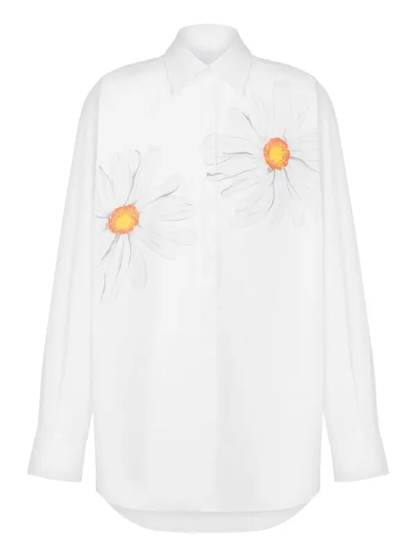 Moschino Floral-print Shirt - White