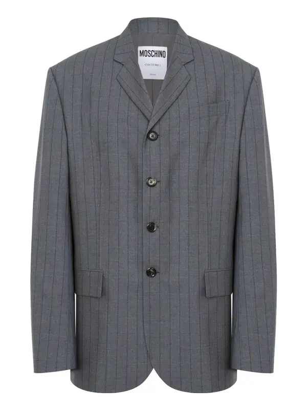 Moschino Pinstripe Suit - Grey