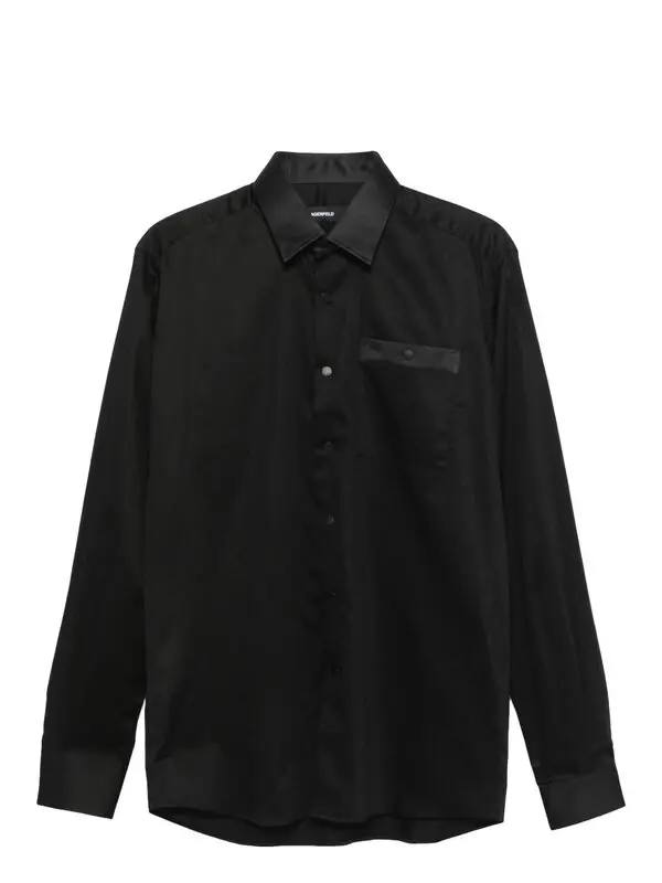 Karl Lagerfeld Satin Shirt - Black