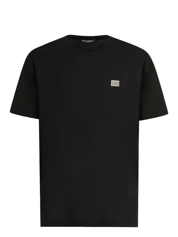 Dolce & Gabbana Logo-plaque T-shirt - Black