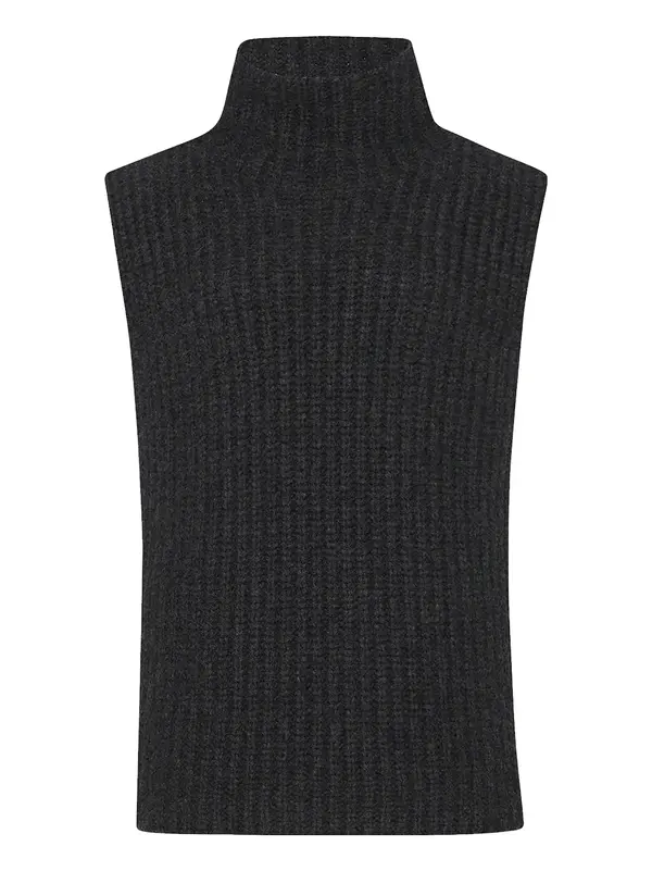 THE ROW Ilena Knitted Vest - Grey