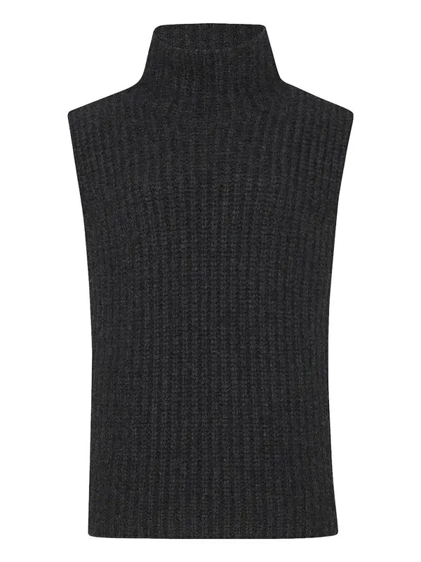 THE ROW Ilena Knitted Vest - Grey