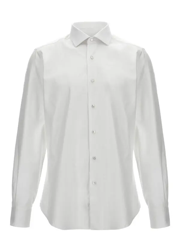 BARBA NAPOLI Cotton Shirt - White