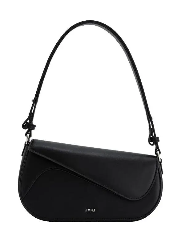 Jw Pei Addisyn Faux Leather Shoulder Bag - Black