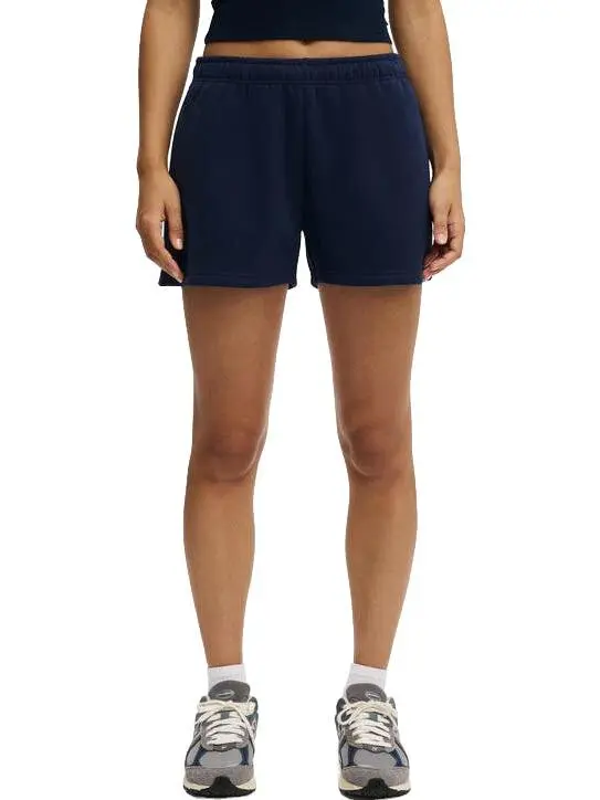 Cotton:on Active Plush Essential Gym Short - Prep Sport Navy