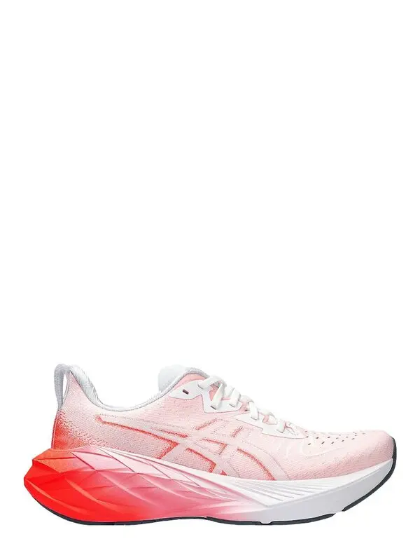 Asics Novablast 4 Athletic Sneakers - White/sunrise Red